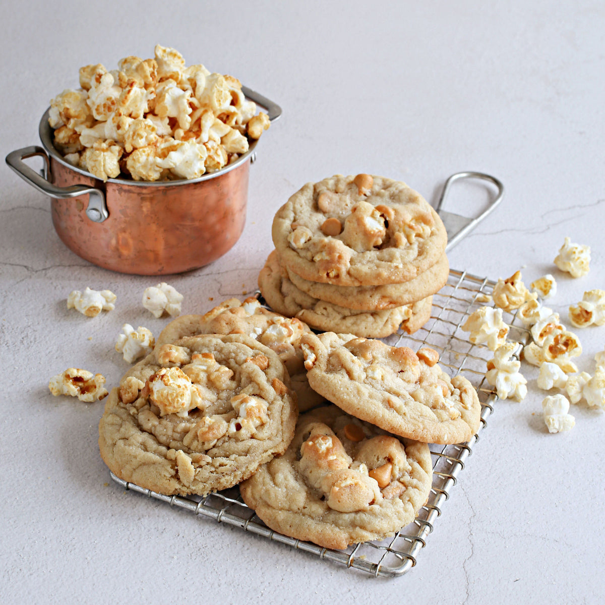 Salted Caramel Popcorn Cookies — Dell Cove Spices & More Co.