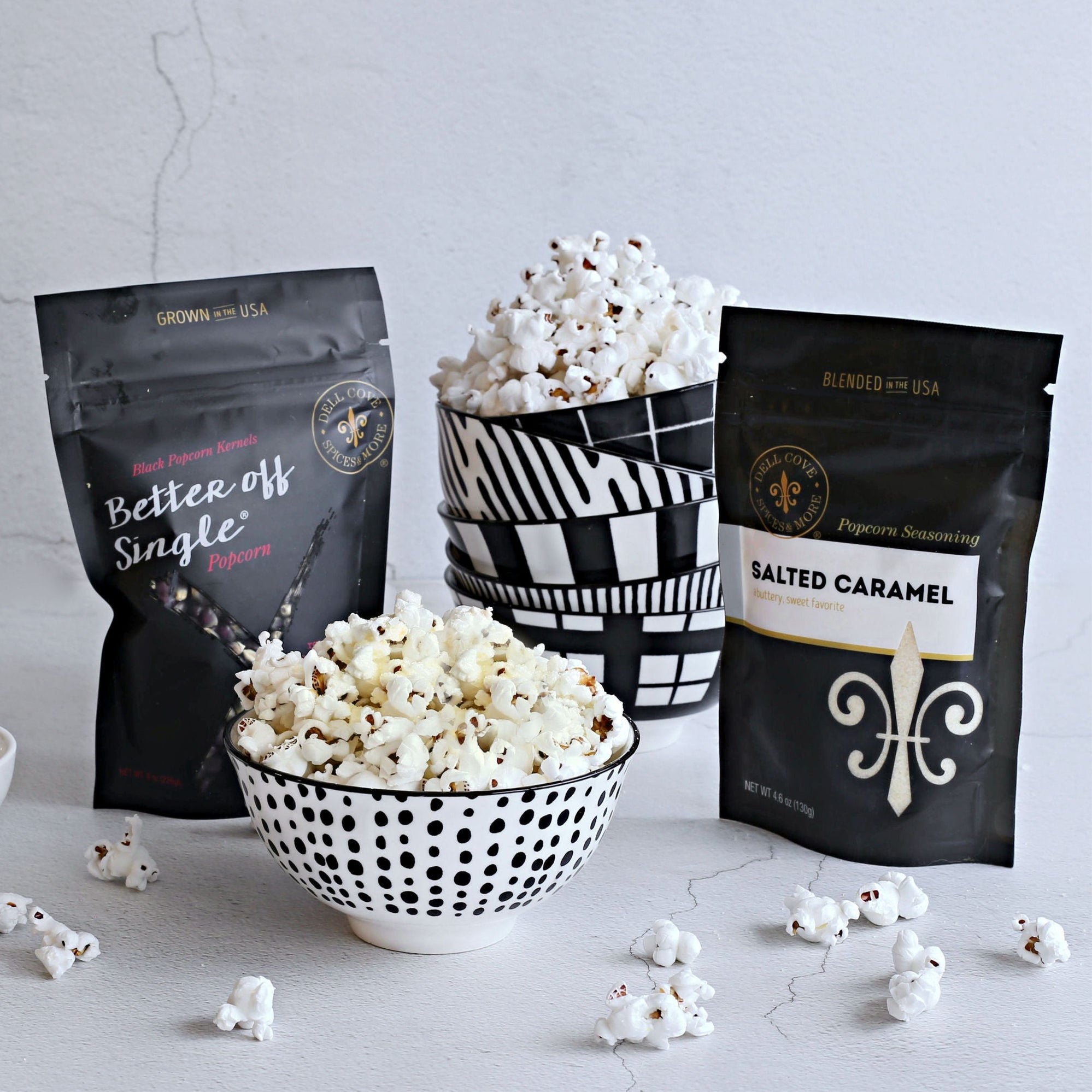 Salty AF Popcorn (Buttery Salted Caramel Popcorn) — Dell Cove Spices ...