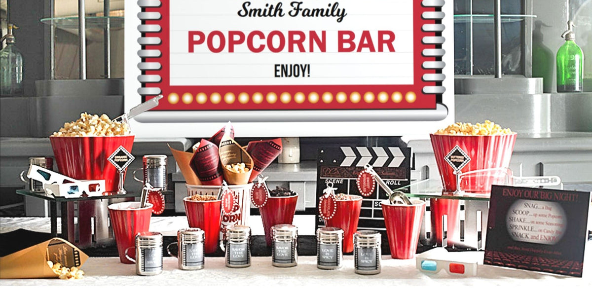 How to Make the Ultimate Popcorn Bar in 10 Easy Steps — Dell Cove ...
