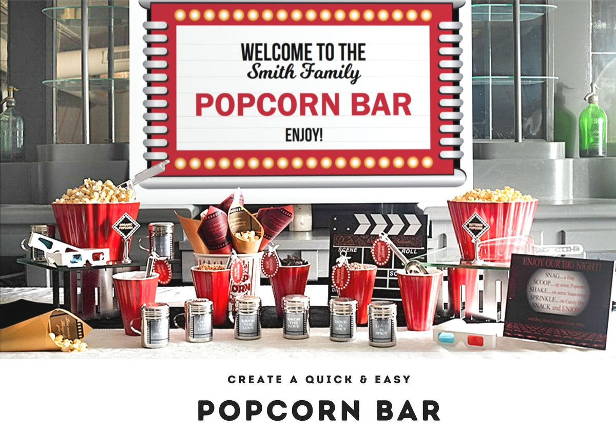 How to Make the Ultimate Popcorn Bar in 10 Easy Steps — Dell Cove ...